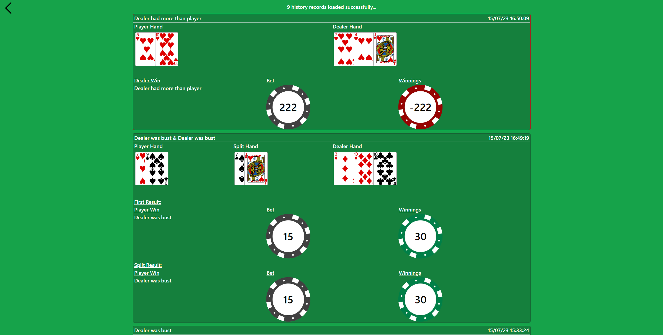 Blackjack - Robbie Booth